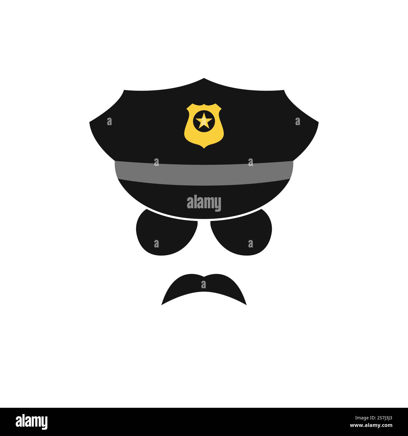 Policeman vector illustration Stock Vector Image & Art - Alamy