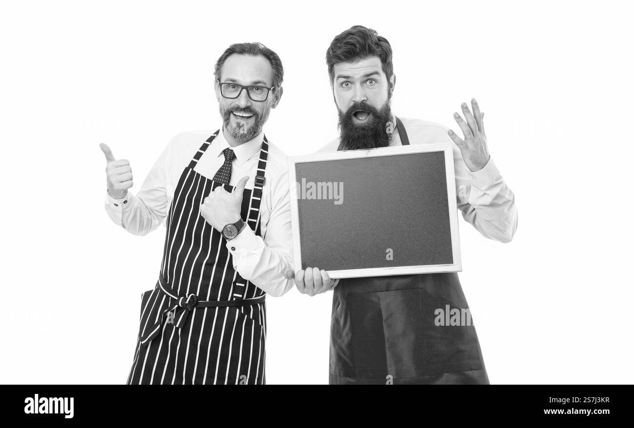 partners celebrate start up. catering business. welcome on board. cafe ...