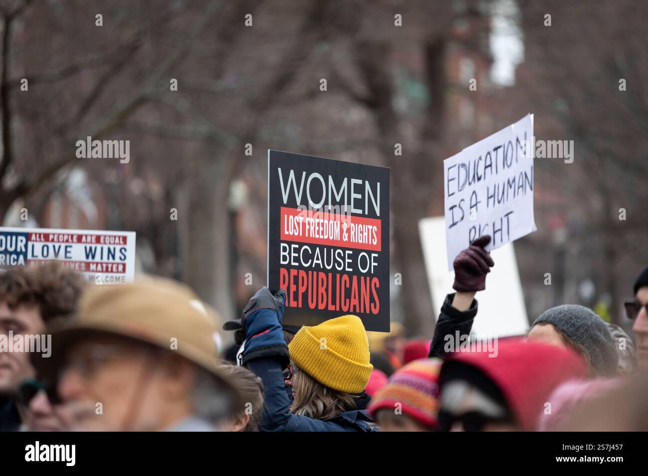 Peoples march boston 2025 hi-res stock photography and images - Alamy