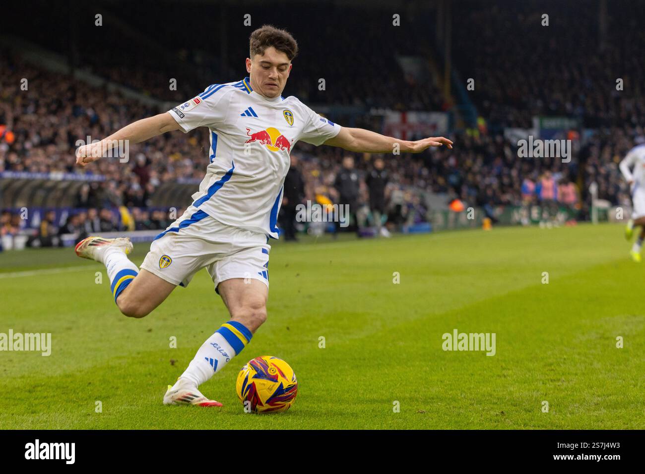 Elland Road stadium , Leeds , UK , 19th January 2025 Leeds United vs ...