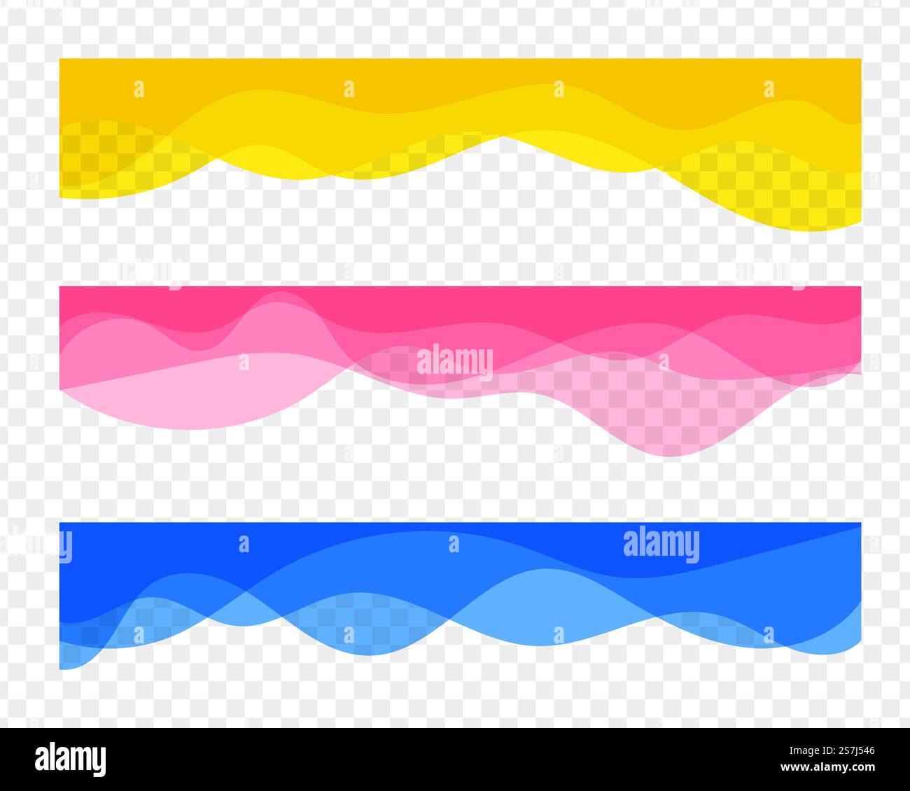 Wavy border hi-res stock photography and images - Alamy