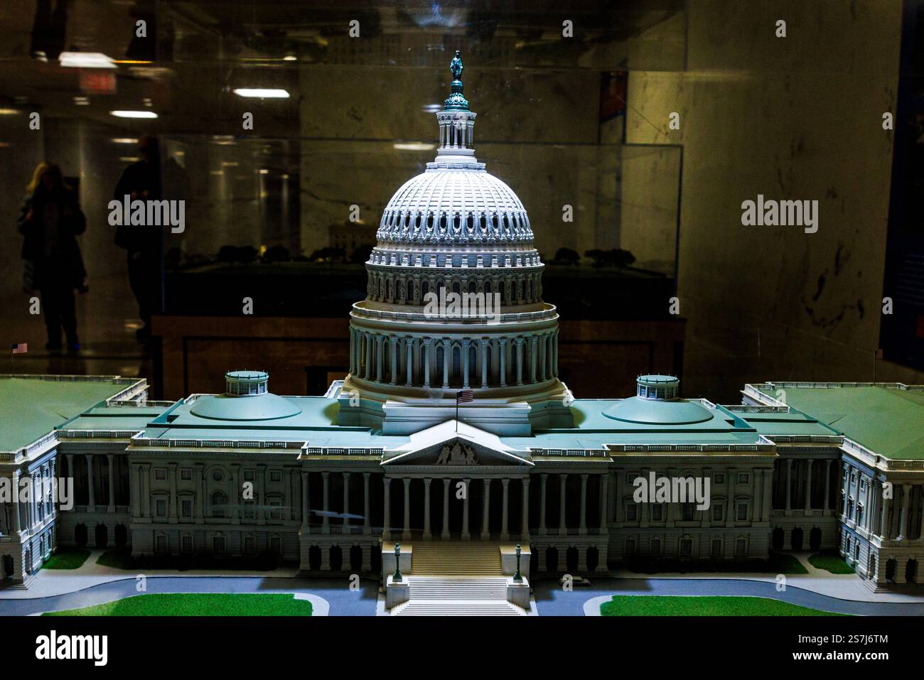 Washington, United States. 19th Jan, 2025. A miniature Capitol Building ...