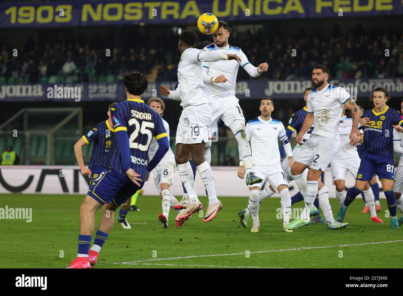 Marcantonio Bentegodi, Verona, Italy. 19th Jan, 2025. Serie A Football ...