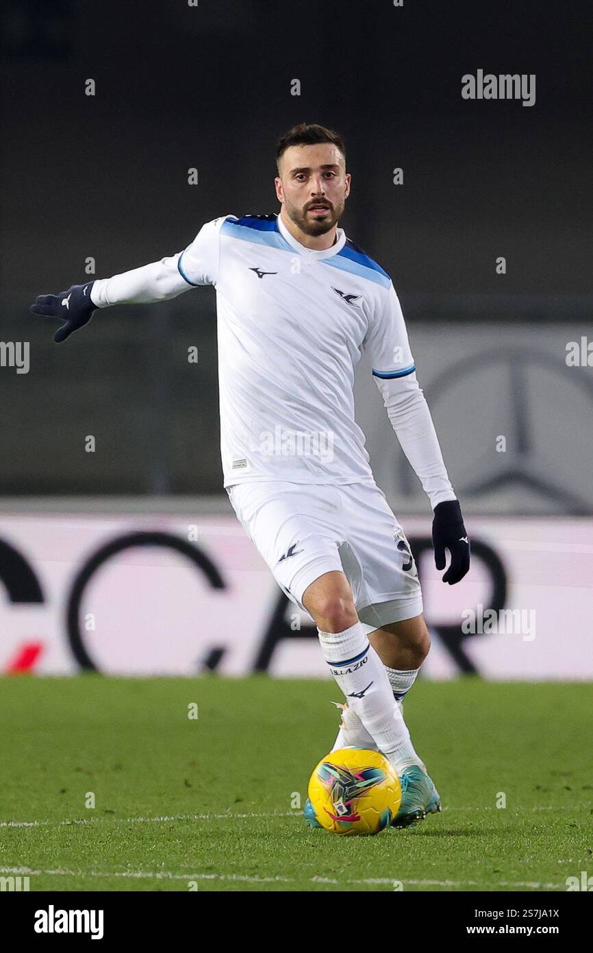 Mario gila of ss lazio runs with the ball hi-res stock photography and ...