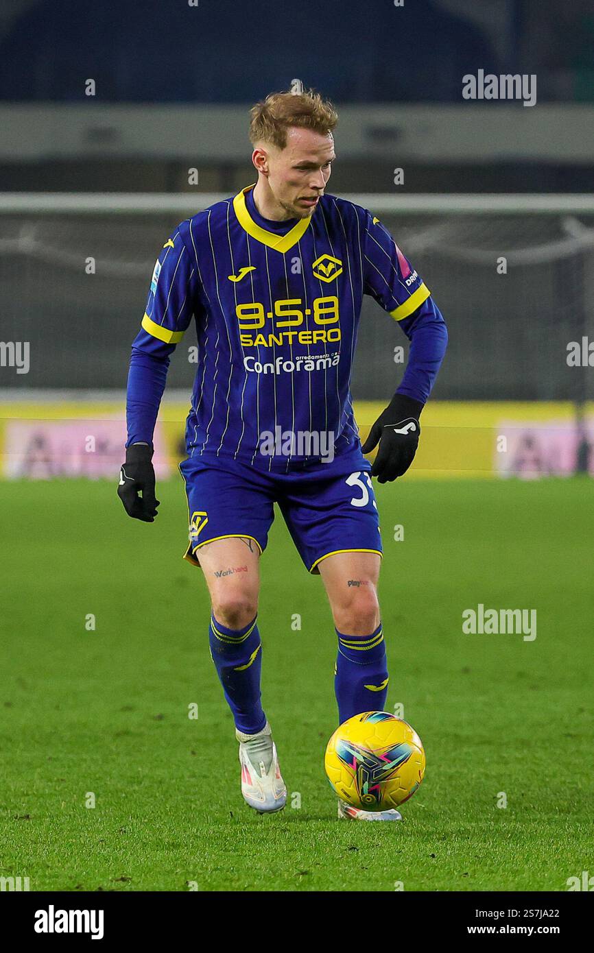 Marcantonio Bentegodi, Verona, Italy. 19th Jan, 2025. Serie A Football ...