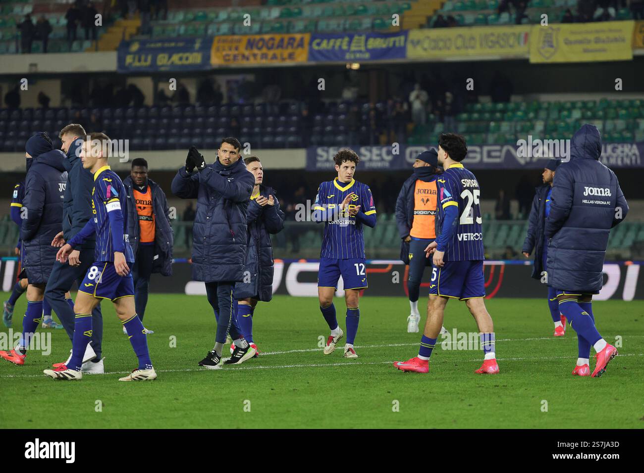 Marcantonio Bentegodi, Verona, Italy. 19th Jan, 2025. Serie A Football ...