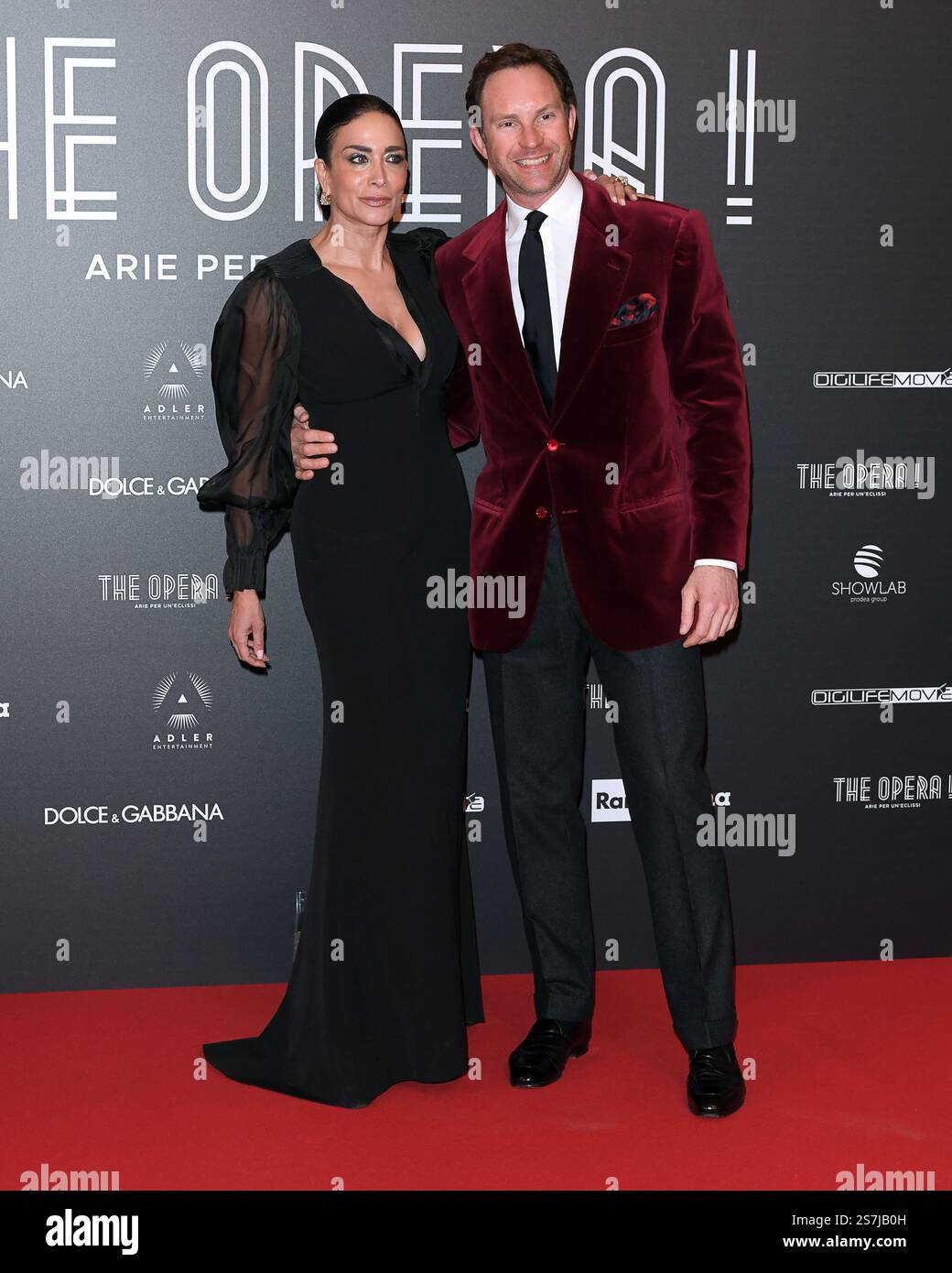 Milan, Italy. 19th Jan, 2025. Milan - Red Carpet for the premiere of ...