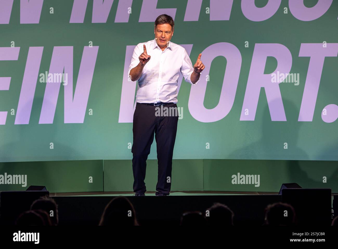 Bundestagswahl 2025: Robert Habeck auf Wahlkampftour in Nürnberg, 19.01 ...
