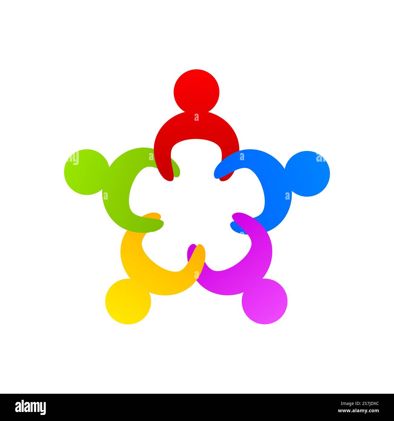 Community union support on the white background. Vector illustration ...