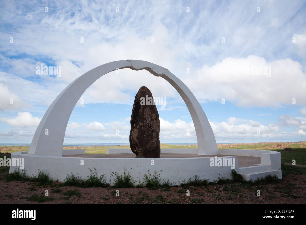Stupa in Ikh gazriin chuluu National Park, Mongolia landmark Stock ...