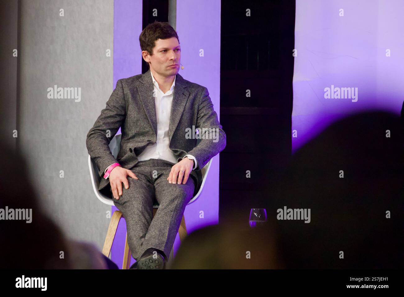 Frankfurt am Main, Germany. January 19, 2025. An event titled "Day of Remembrance 80 Years Since ...