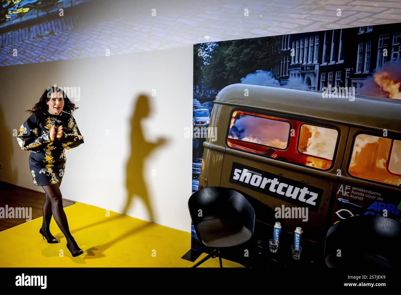 AMSTERDAM - Halina Reijn during a press conference prior to the presentation of the Shortcutz ...