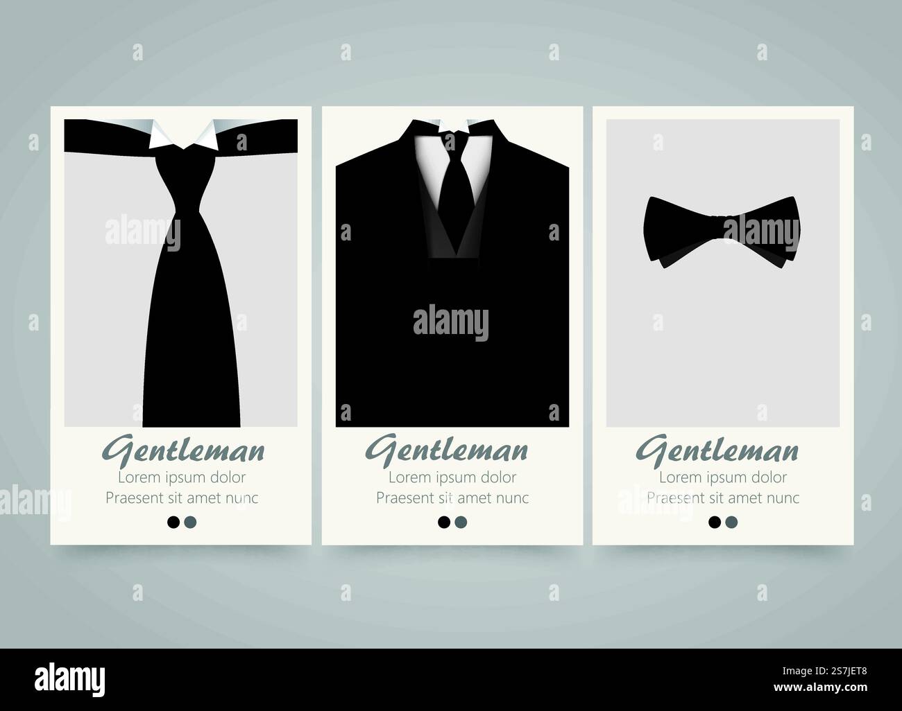 Modern colorful vertical official clothing banners. Wedding ceremony ...