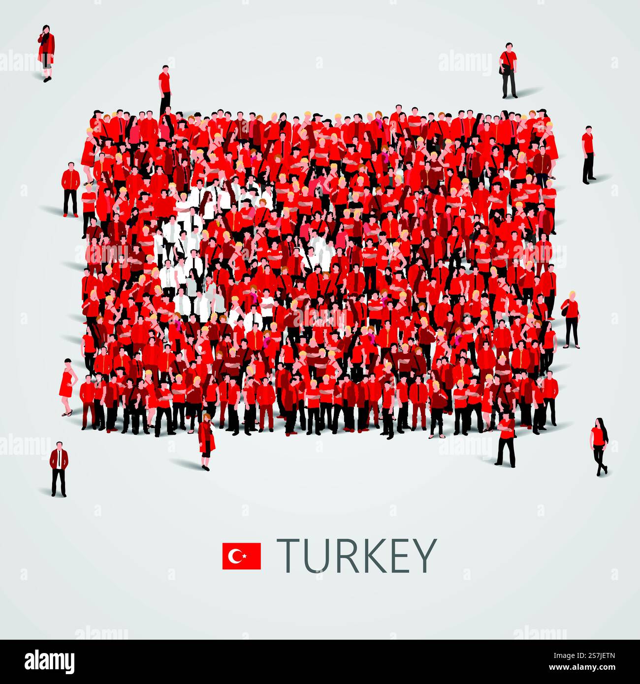 Turkish flag Stock Vector Images - Alamy