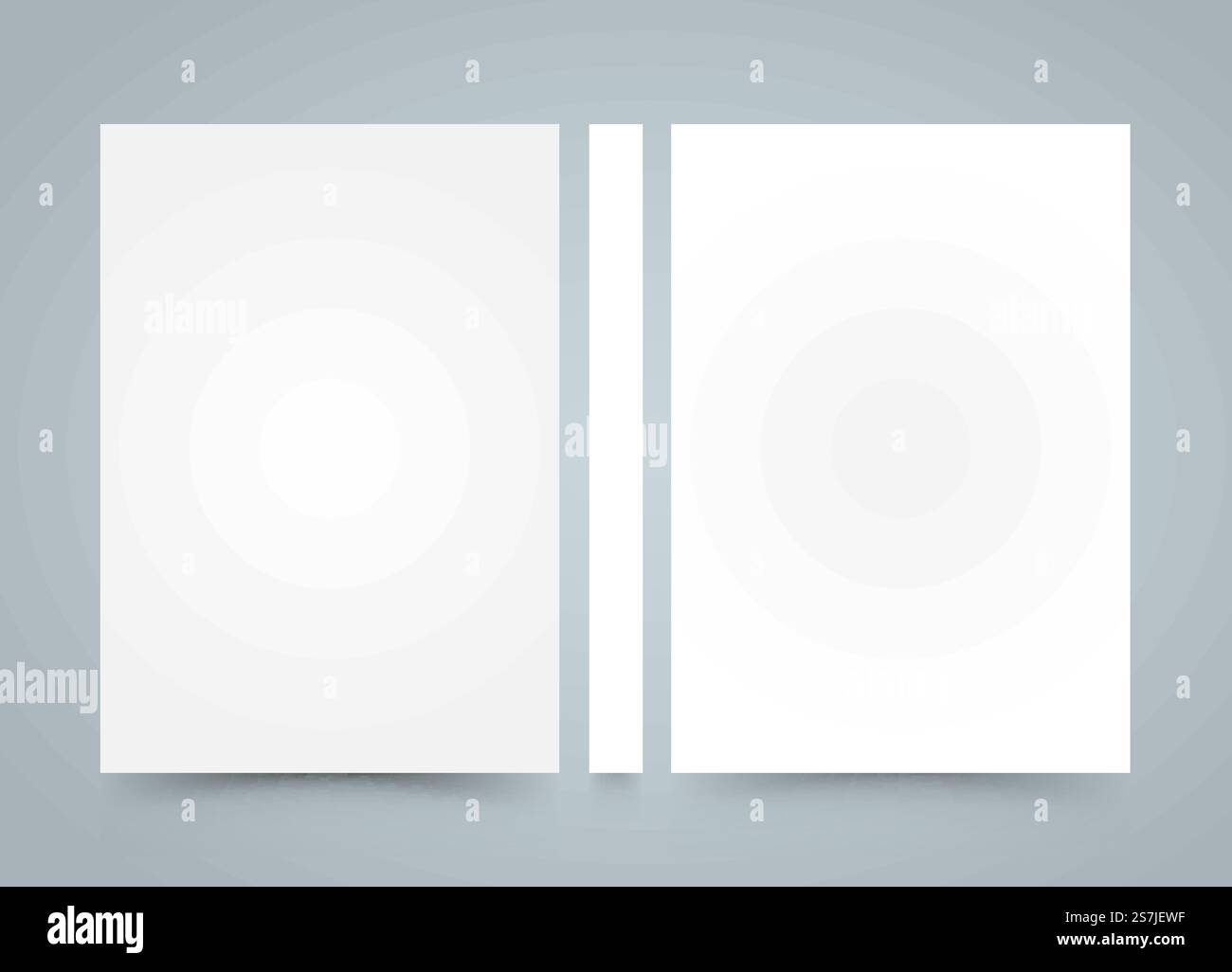 Flyer empty banner book. A4 size paper, Template design element, Vector ...