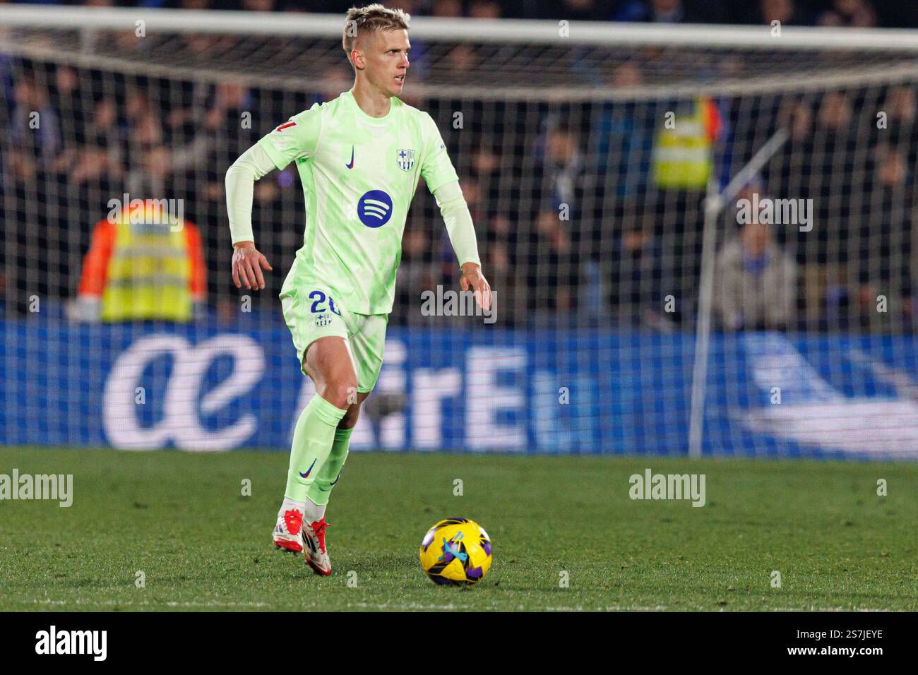 David Olmo (FC Barcelona) seen in action during LaLiga EA SPORTS game ...