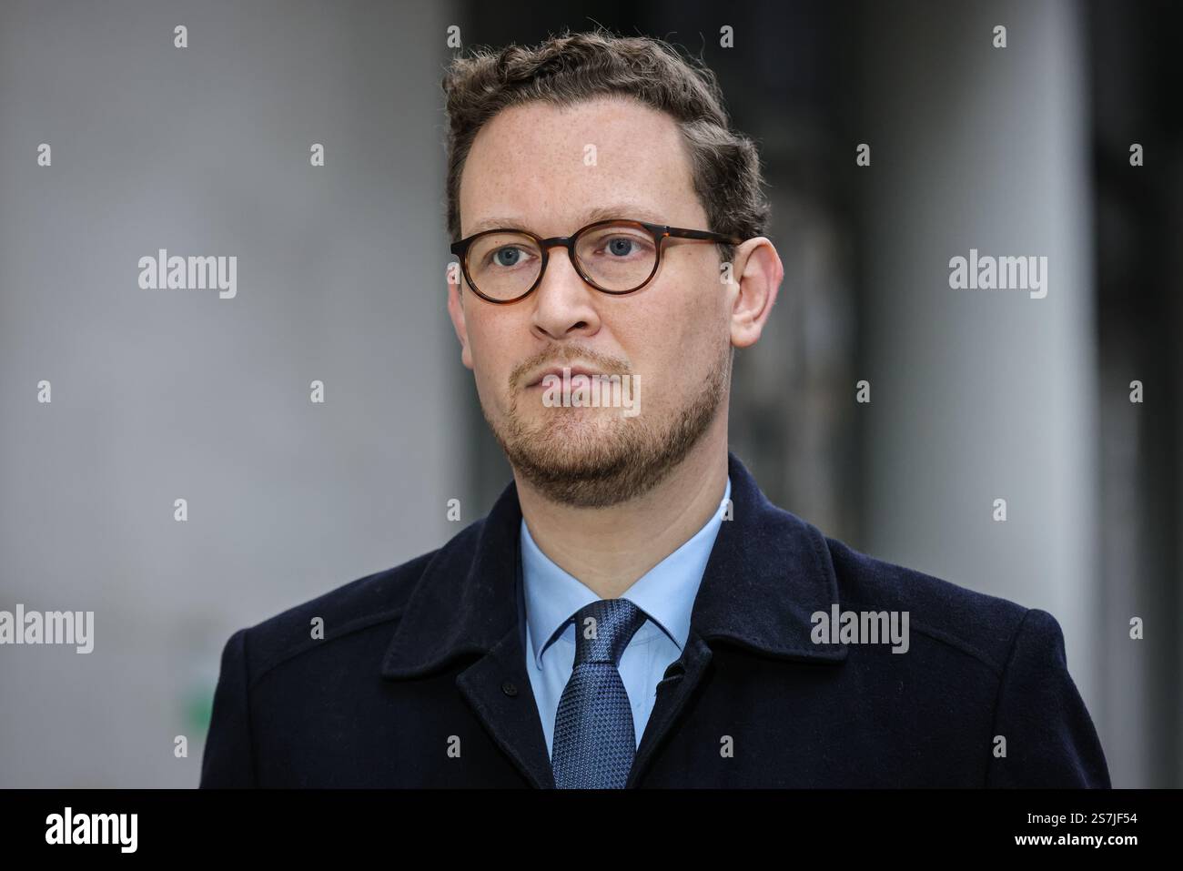 London, UK. 19th Jan, 2025. Darren Jones, Chief Secretary to the Treasury, MP Bristol North West ...