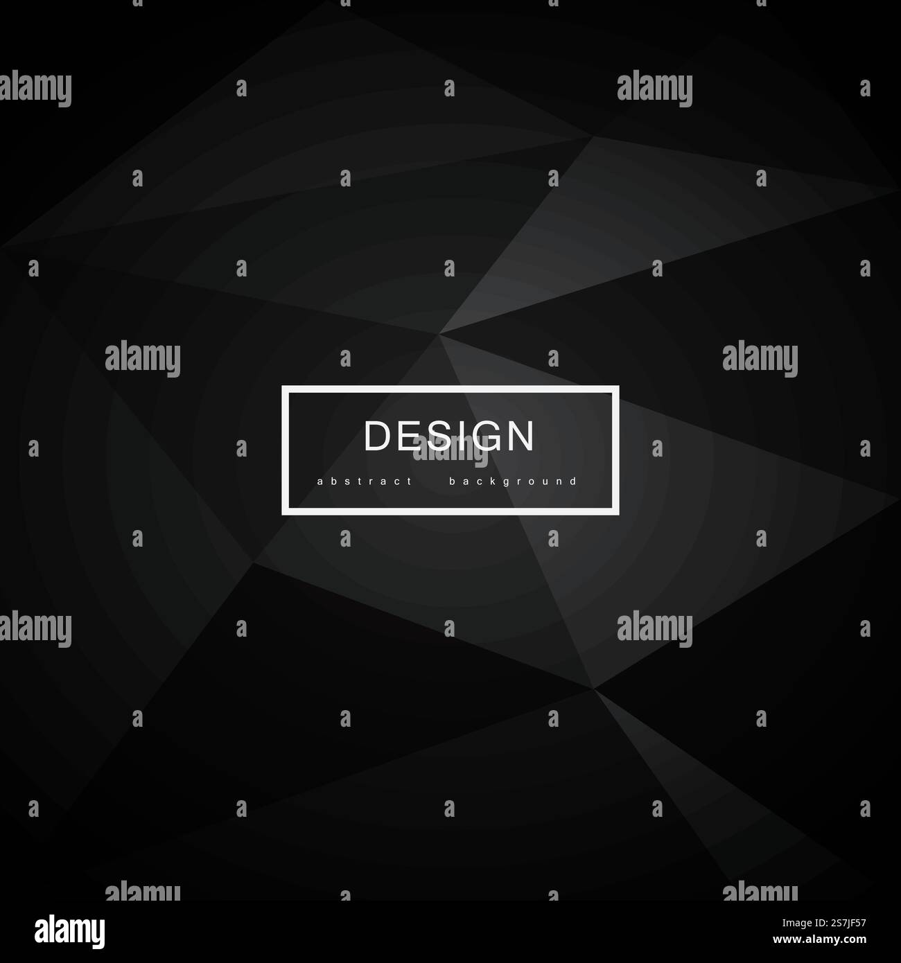 Abstract black background with triangles. Can be used in cover design ...