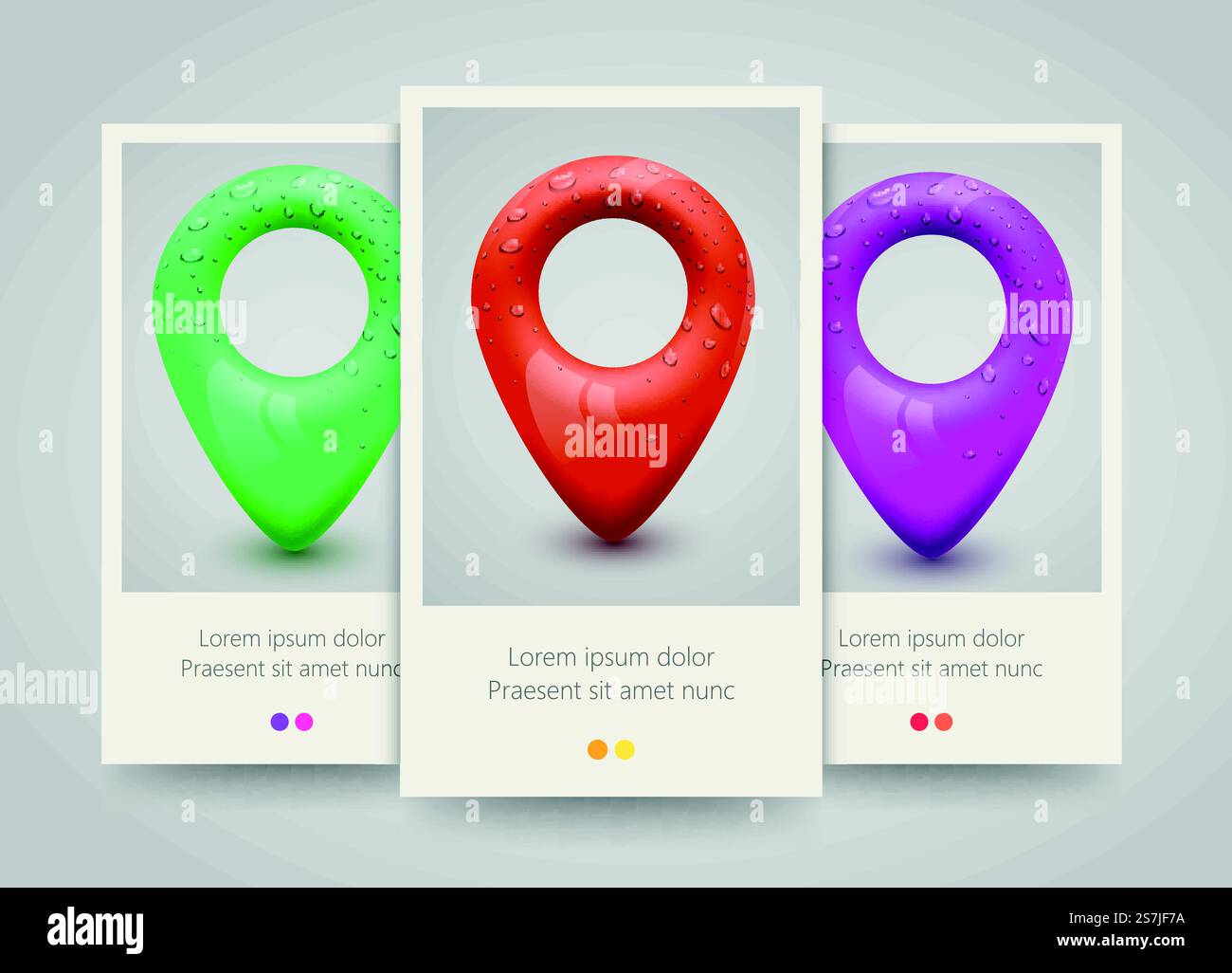 Map pin pointer. Poster, flyer or ticket design. Vector illustration ...