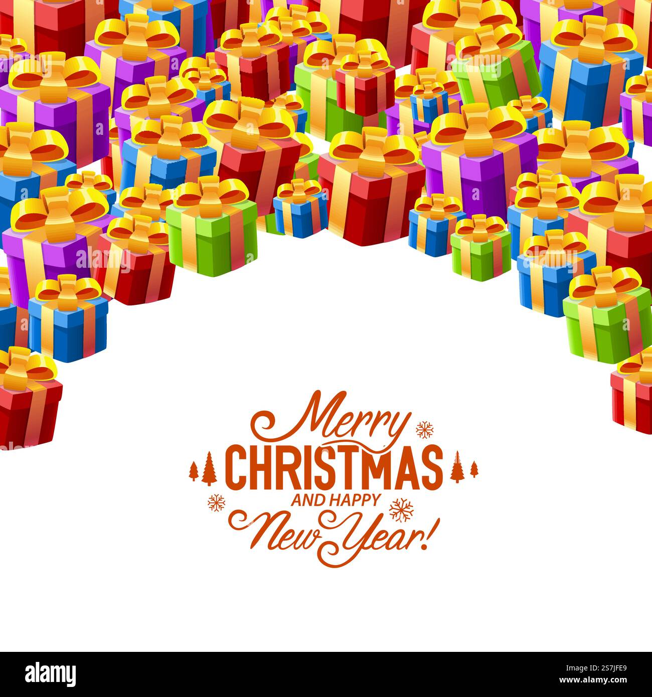 Merry christmas collage Stock Vector Images - Alamy