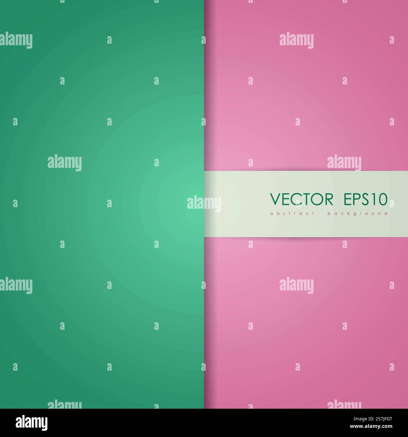 Abstract simple cover page with green and red paper layers. Vector ...