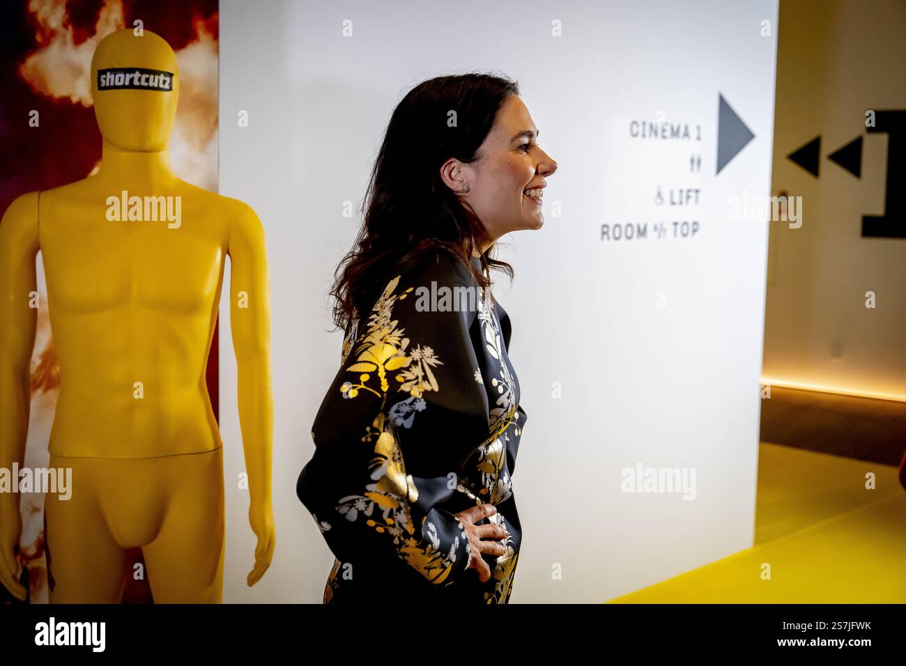 AMSTERDAM - Halina Reijn pior to a press conference ahead of the presentation of the Shortcutz ...