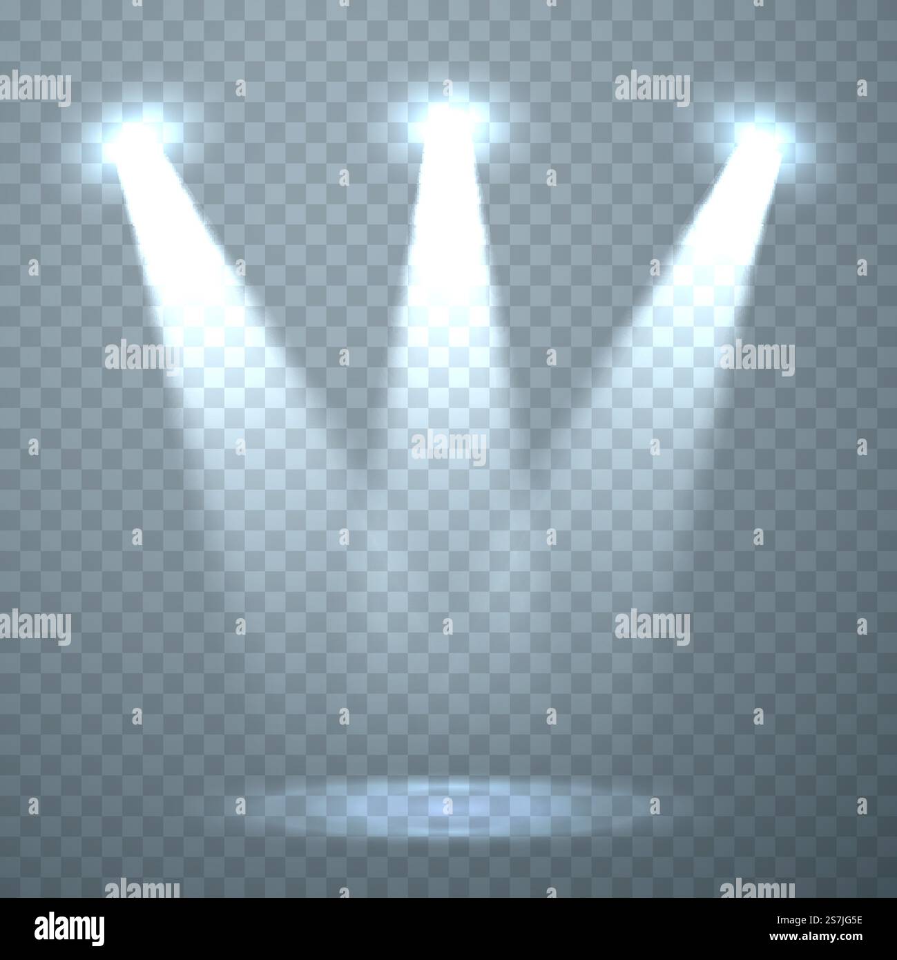 Light template on the transparent background. Vector illustration Stock ...