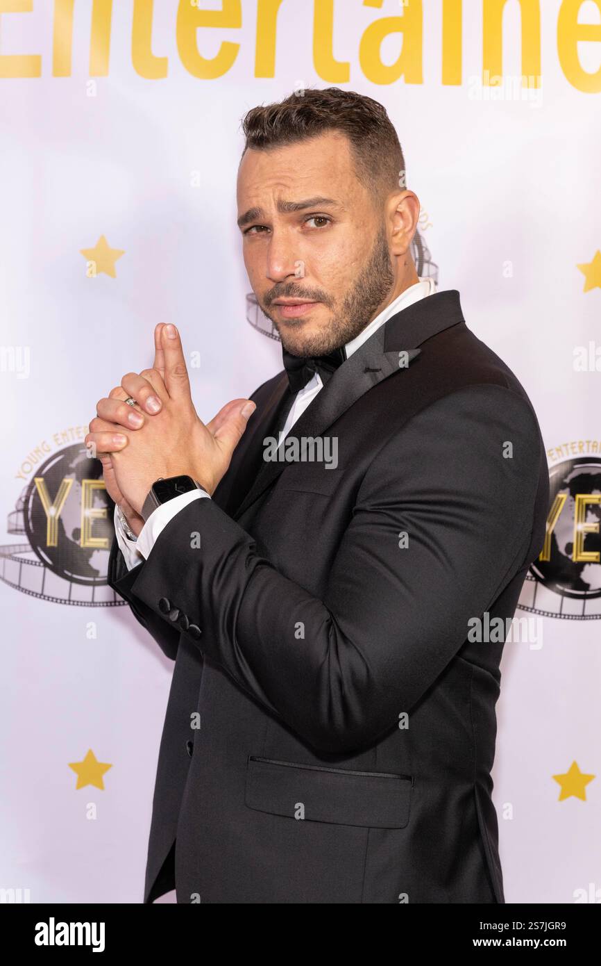 Los Angeles, USA. 18th Jan, 2025. Actor/Producer Lucas C. Lockwood ...