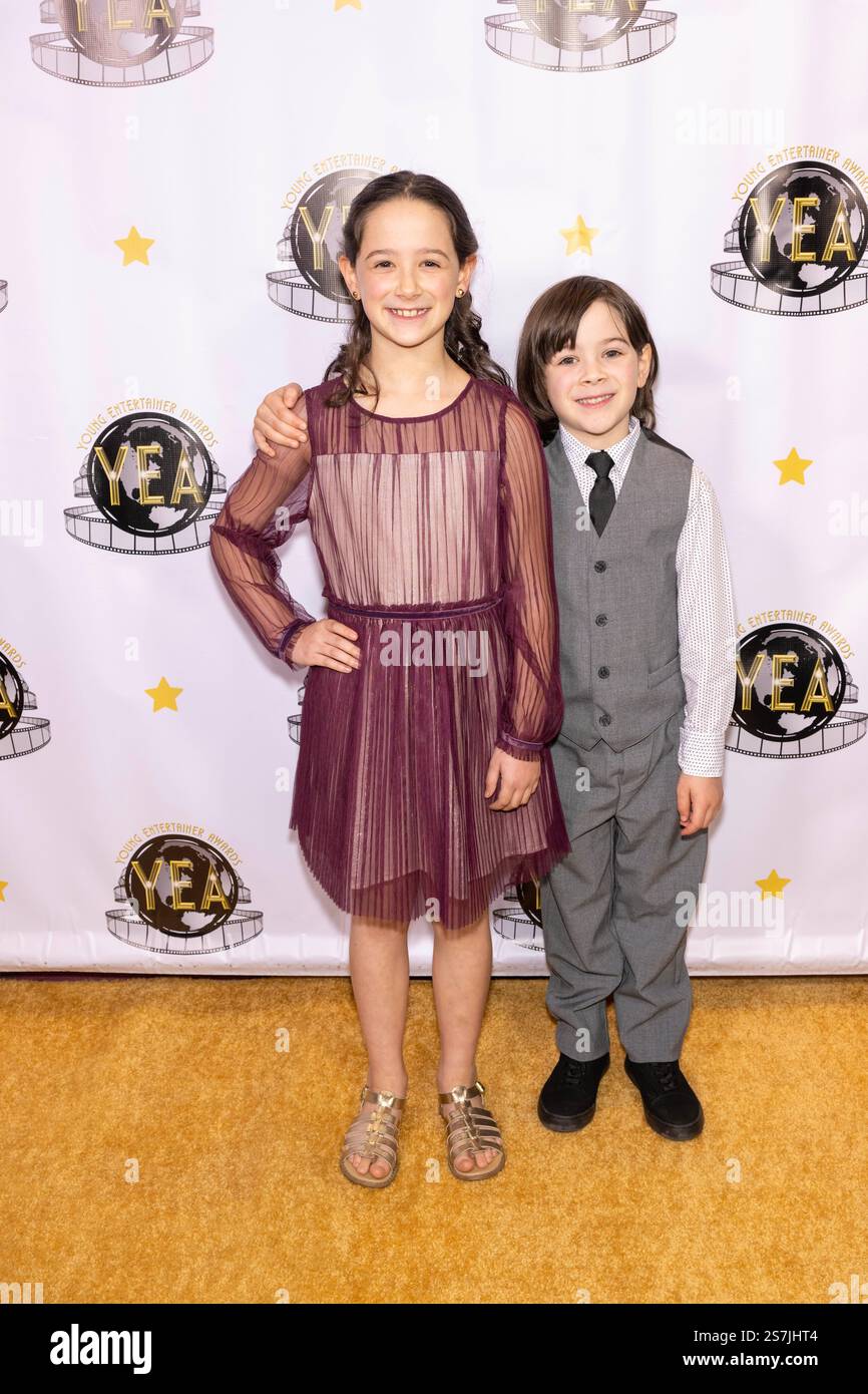 Los Angeles, USA. 18th Jan, 2025. Actors Remy and Miles Marthaller ...