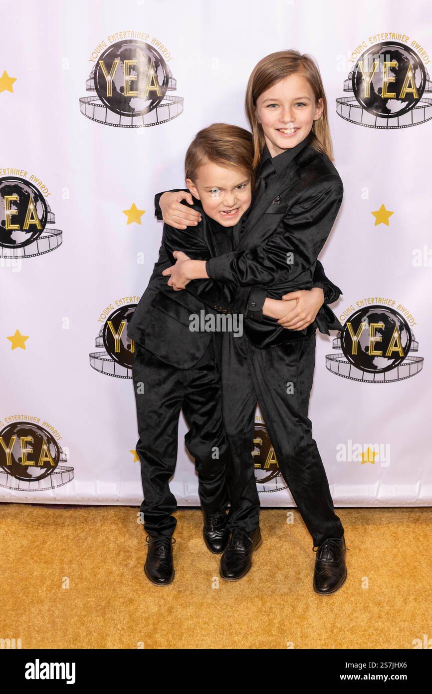 Los Angeles, USA. 18th Jan, 2025. Actor Daven Saraf, Actor Ranen Navat ...