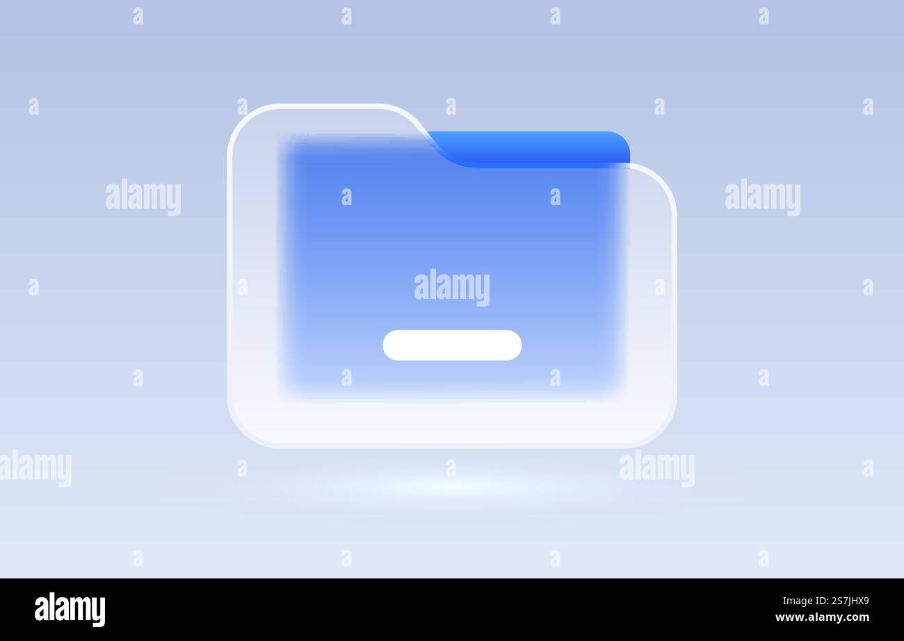 Glass file document transparent icon, collection sign. Vector ...