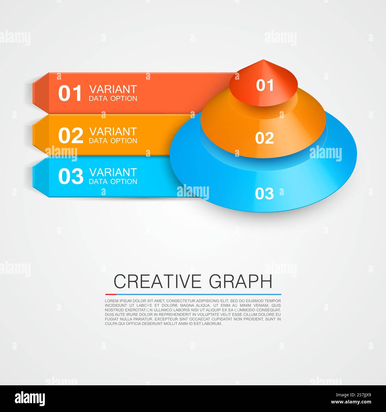 Pyramid icon for business creative graph. Vector illustration Stock ...