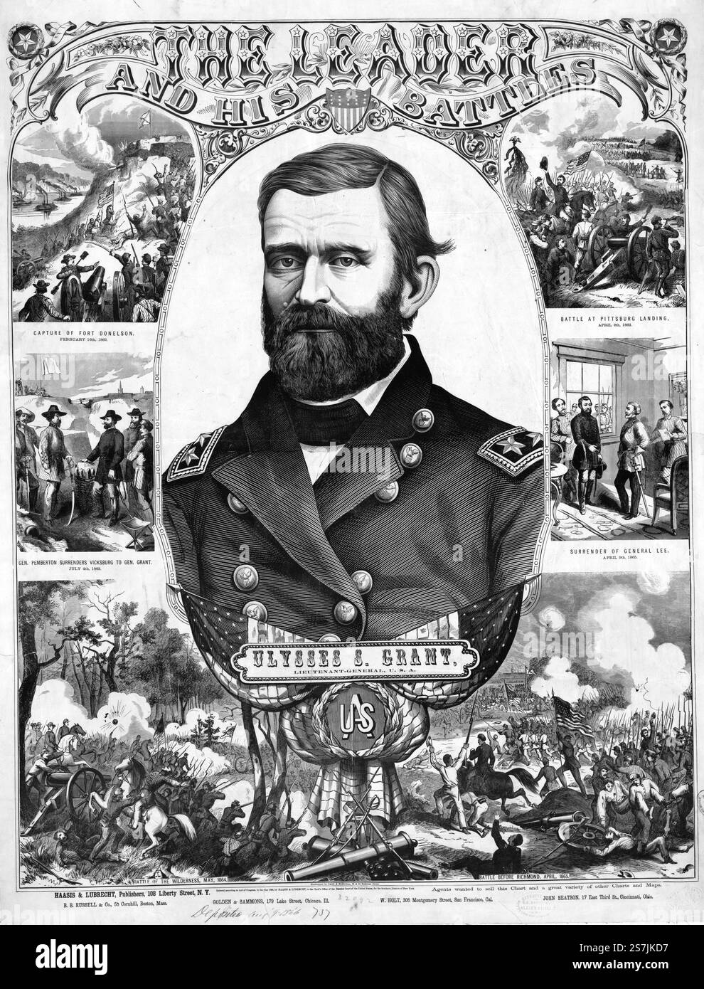 Ulysses S. Grant (1822 – 1885) 18th president of the United States ...