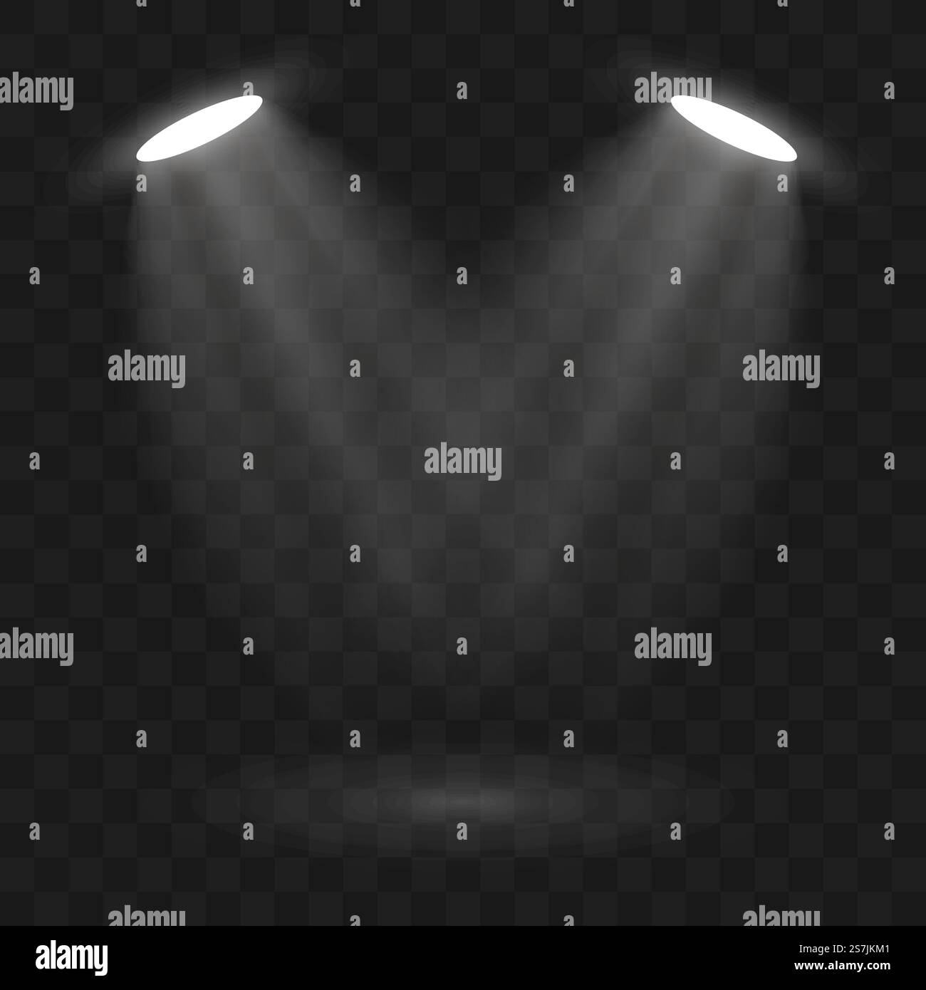 Spotlights scene light effects. Stage light spotlight vector . Vector ...