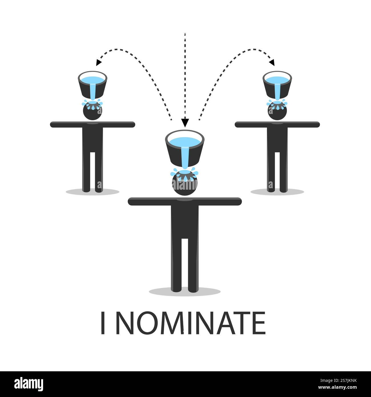 Pouring water sign art people. Vector illustration. Pouring water ...