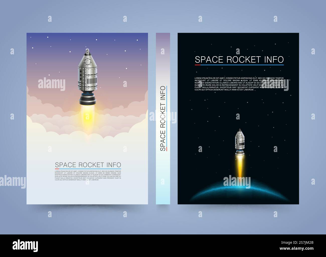 Modern vertical banners, Creative idea 3d leader up, cover infographics ...