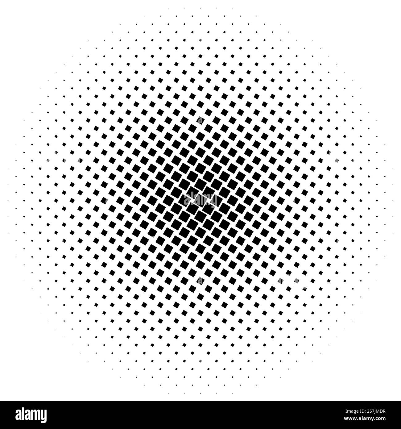 Halftone square dot vector texture. Halftone pattern tone background ...