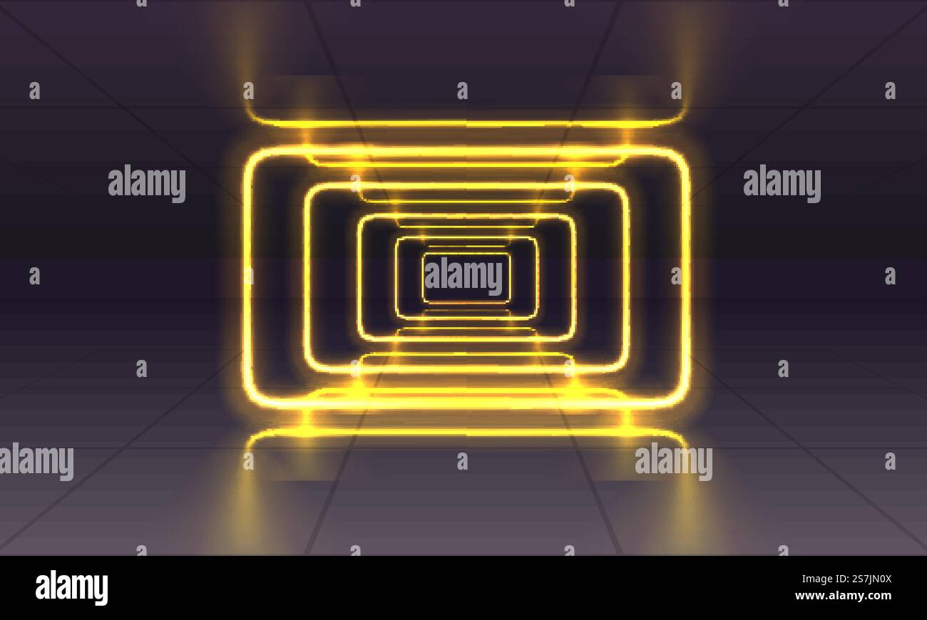 Laser show on the night background vector illustration Stock Vector ...