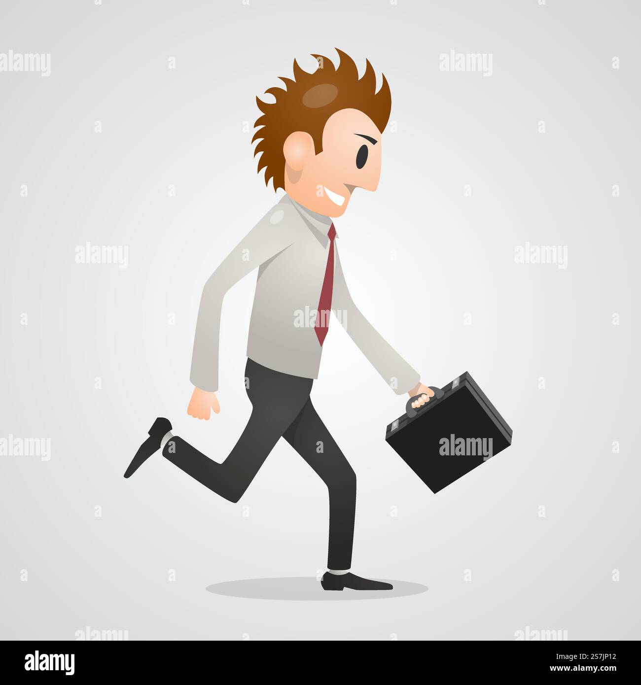 Office man running art people. Vector illustration. Office man running ...