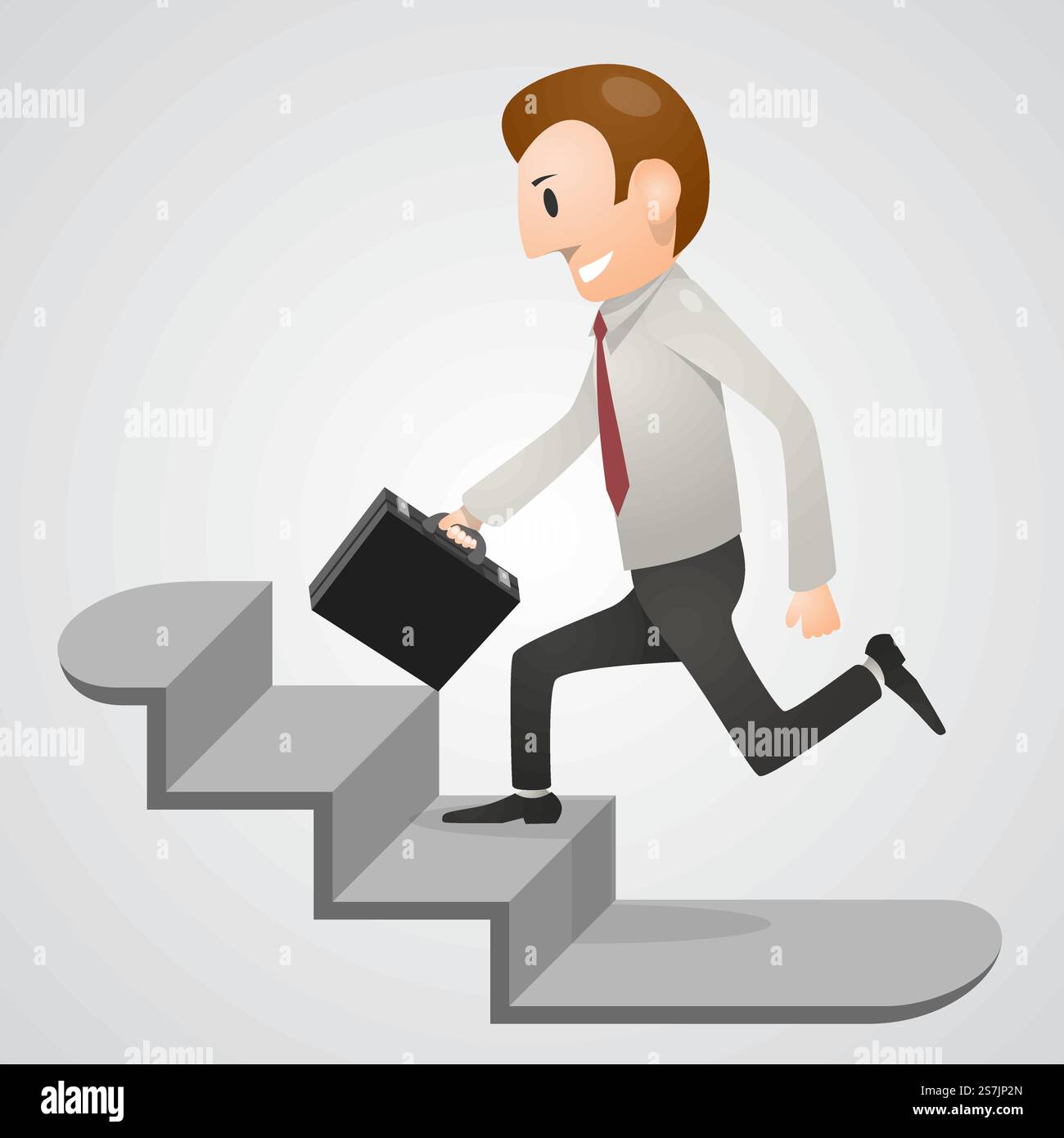 Office man in a hurry. Vector illustration. Office man in a hurry Stock Vector Image & Art - Alamy