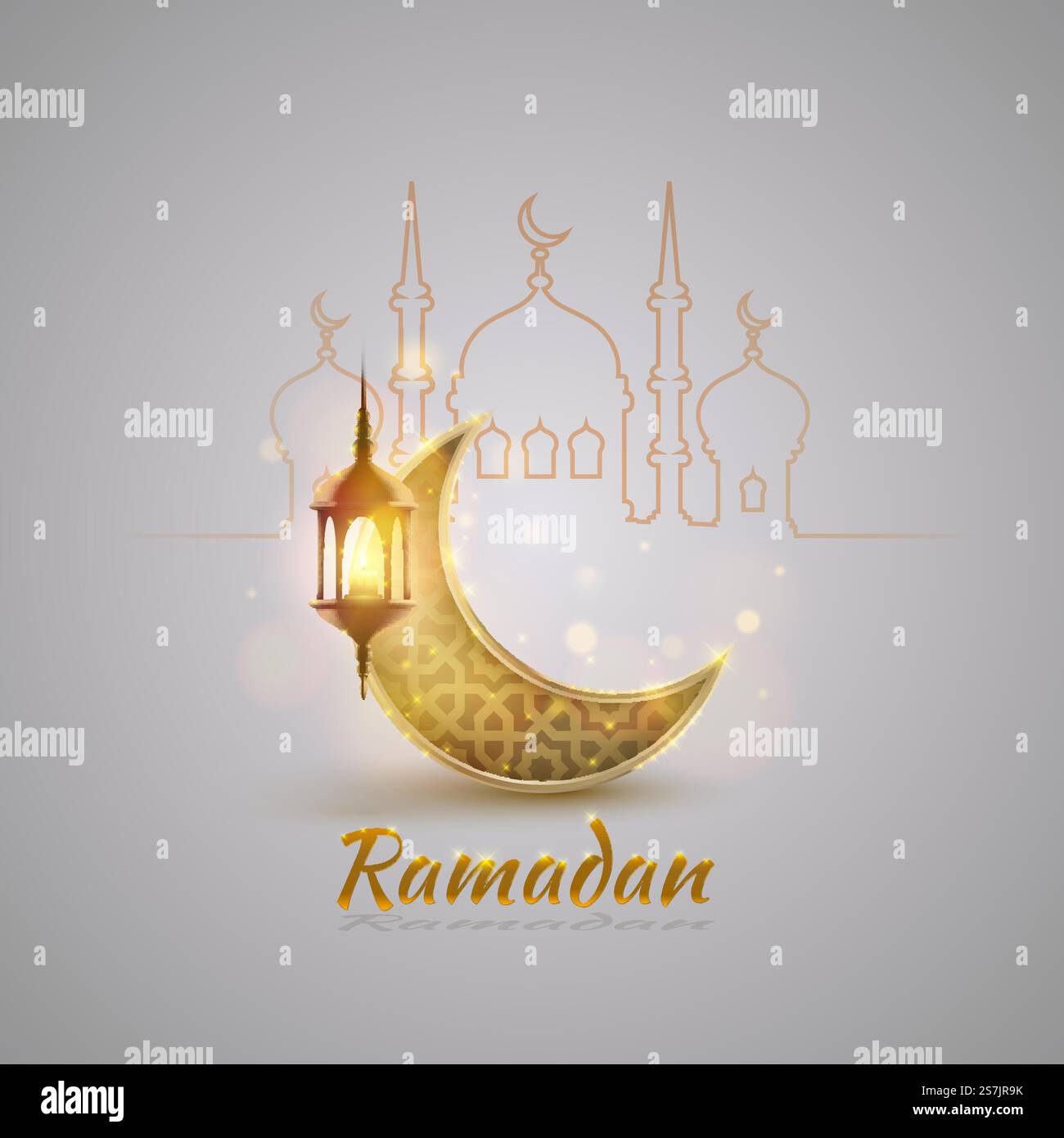 Ramadan Kareem cover, template design element, Vector illustration ...