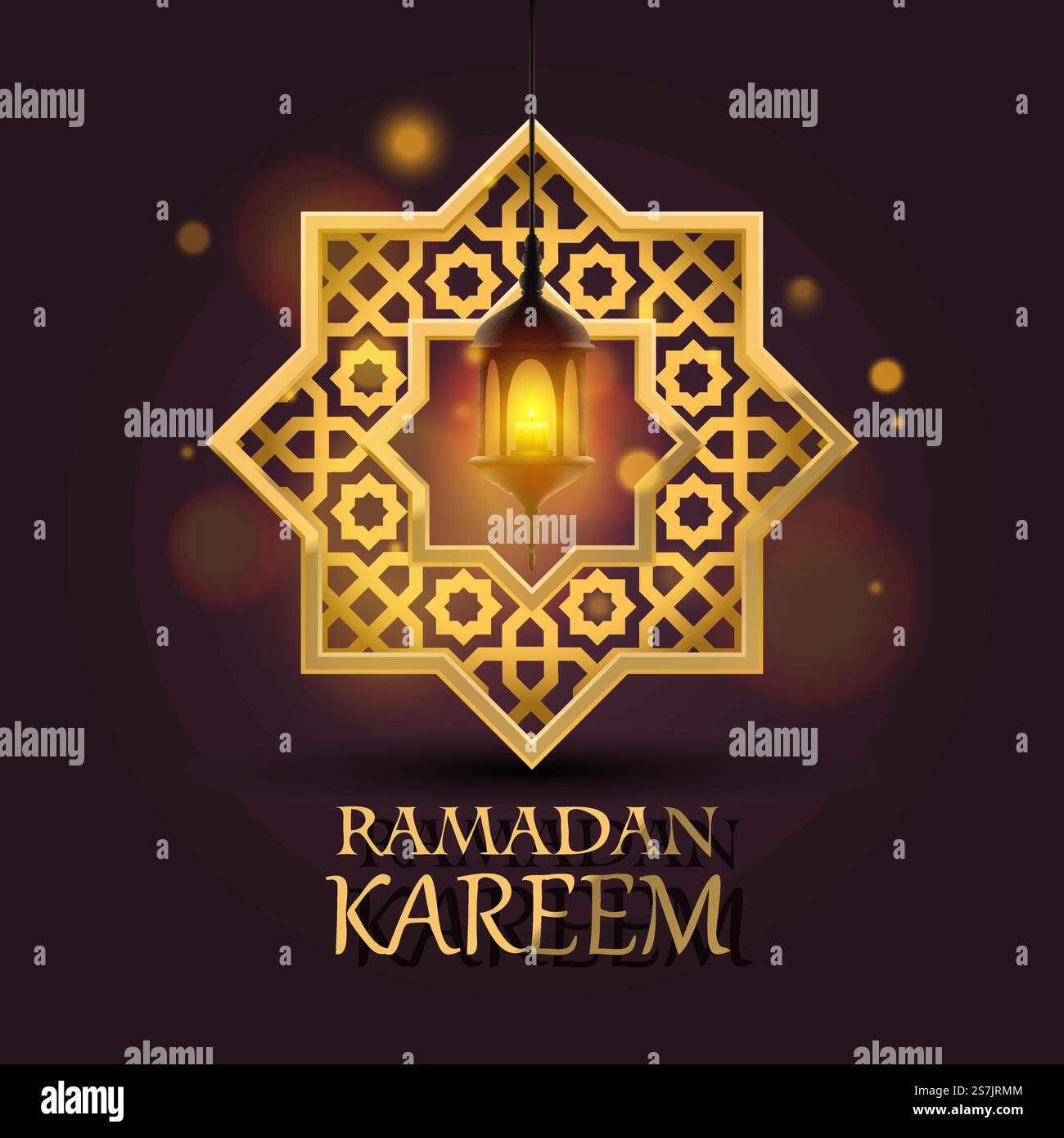 Eight-pointed star. Ramadan Kareem cover, mubarak background, template ...