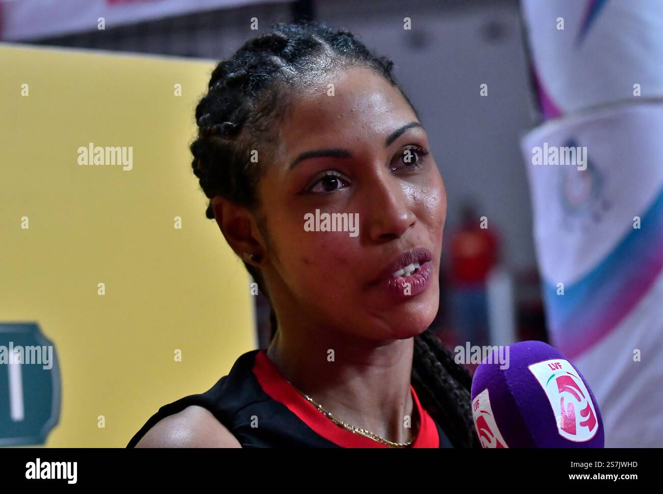 Rome, Italy. 19th Jan, 2025. Wilma Salas of Roma Volley during the ...