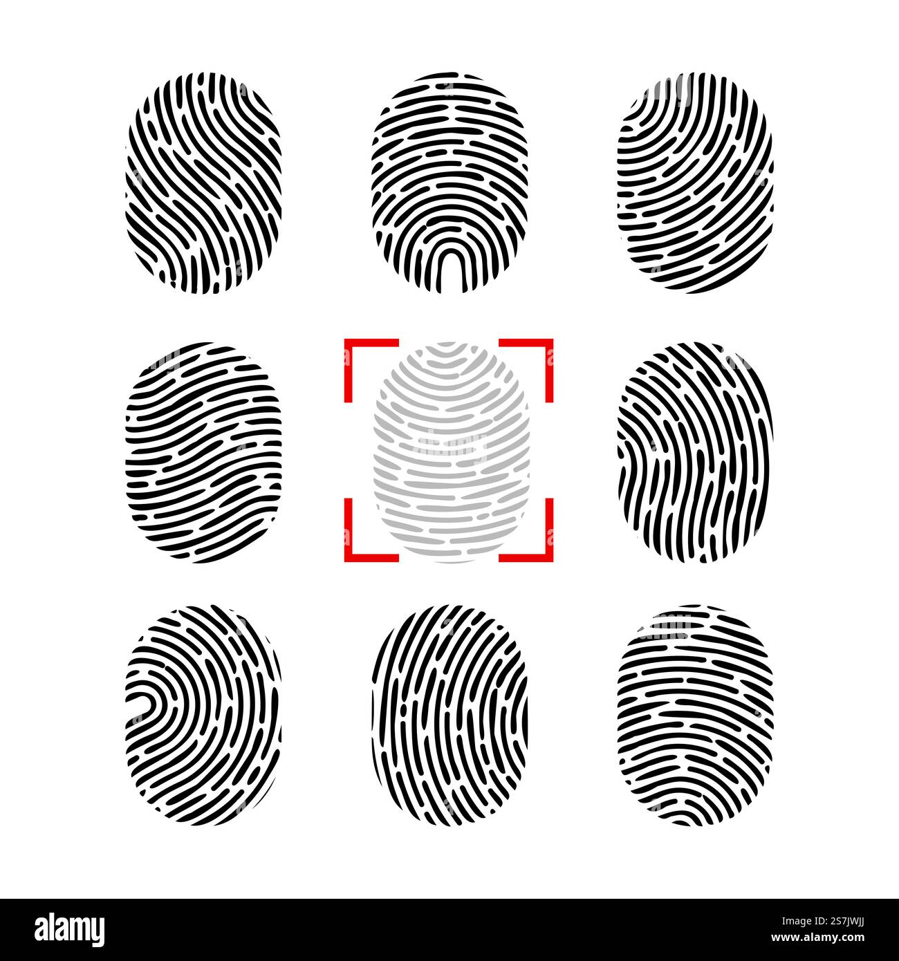 Fingertip press Cut Out Stock Images & Pictures - Alamy