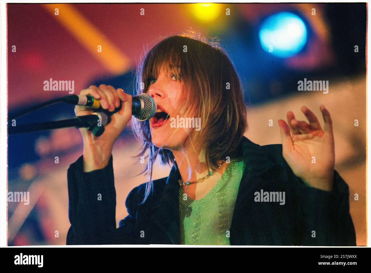 BETH ORTON, YOUNG, CREAMFIELDS, 1998: A young Beth Orton playing ...