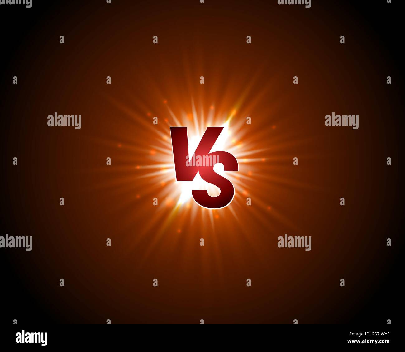 Versus game cover, banner sport vs, team concept. Vector illustration ...