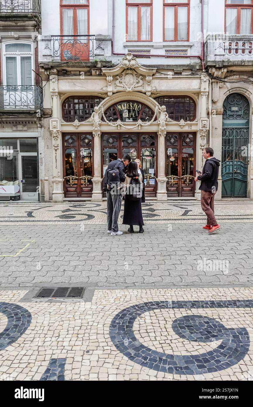 Majestic Café, located on Rua de Santa Catarina in Porto, is an iconic ...