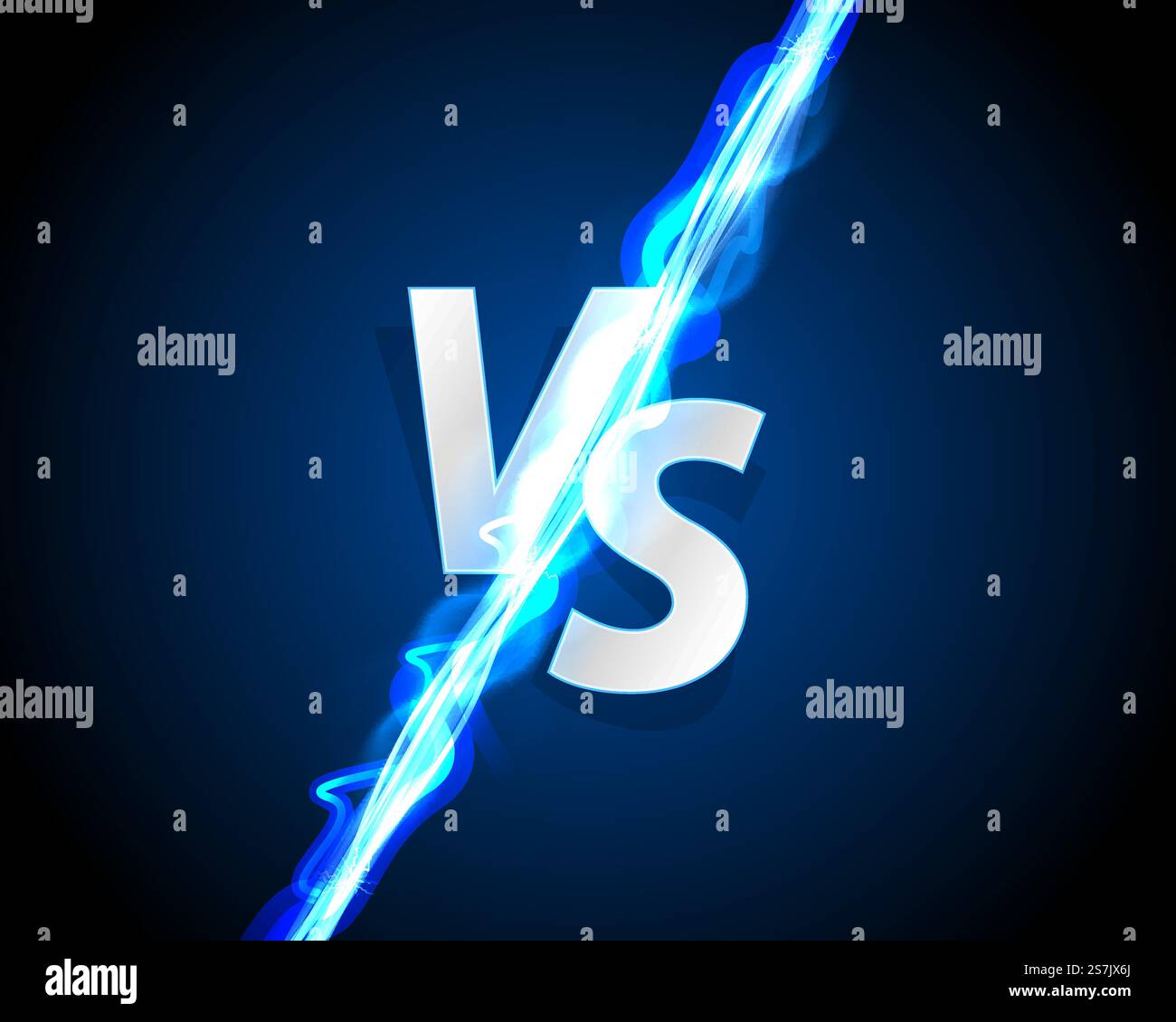 Versus game cover, banner sport vs, team concept. Vector illustration ...