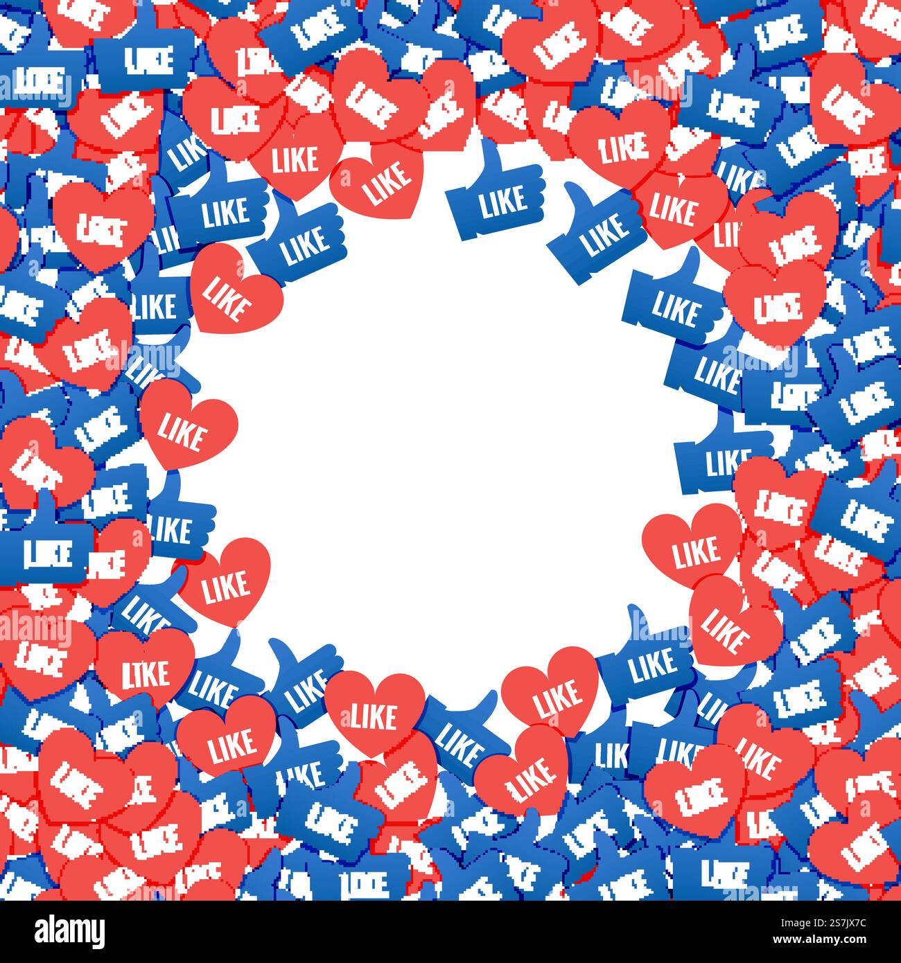 Social network marketing like and heart icon. Application social media ...