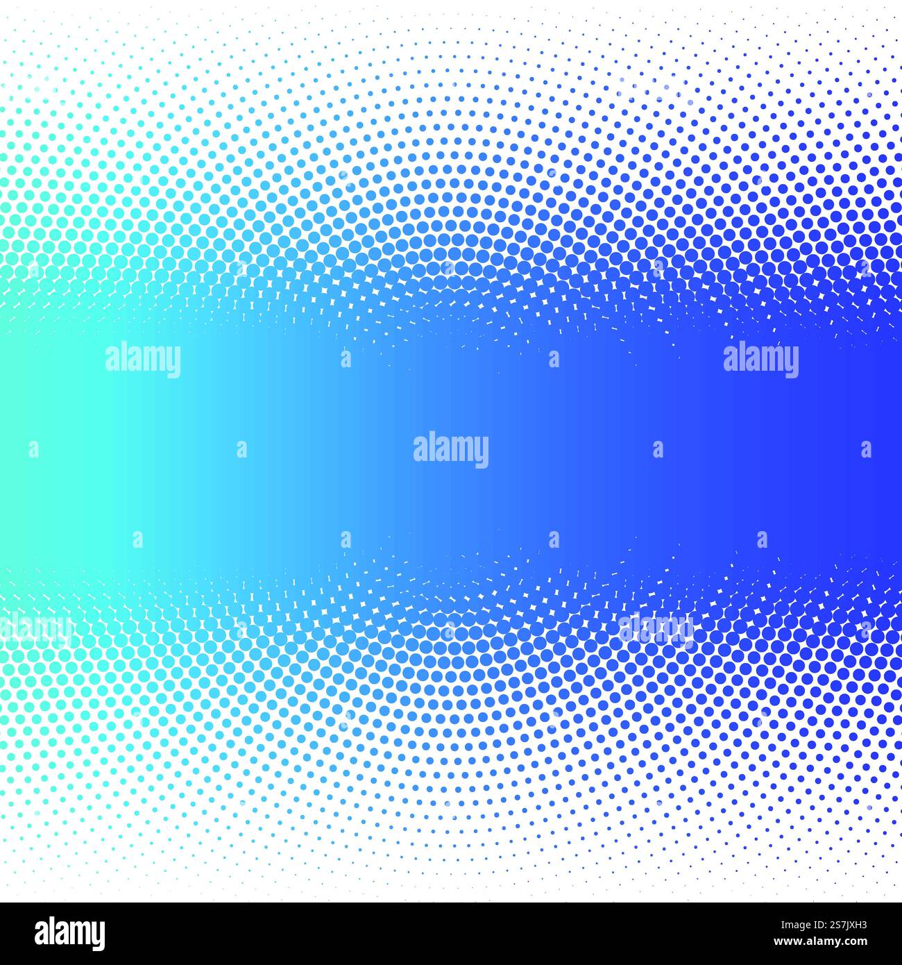 Abstract colorful blue halftone dots horizontal vector illustration ...